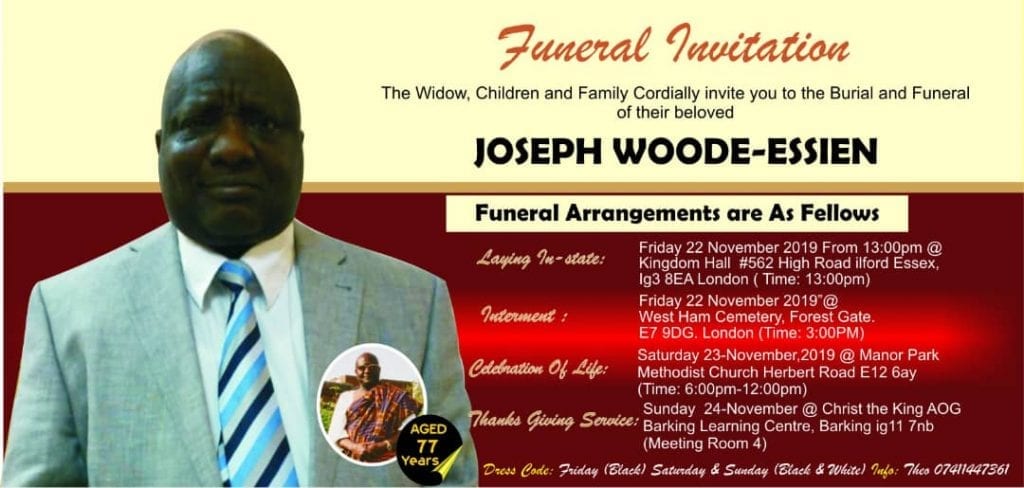 Mr. Joseph Woode-Essien | R.I.P Ghana