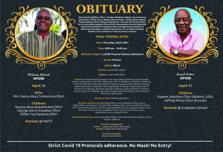 William Yeboah Ofori | R.I.P Ghana