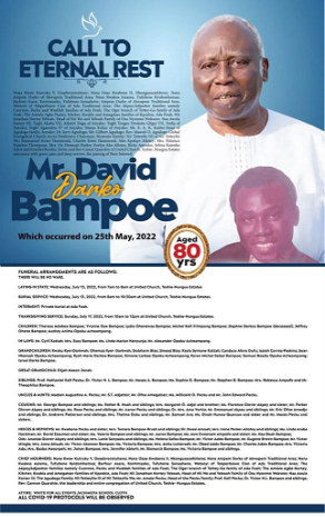 Mr. David Darko Bampoe | R.I.P Ghana