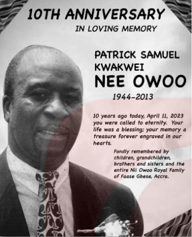 Patrick Samuel Kwakwei Nee Owoo | R.I.P Ghana