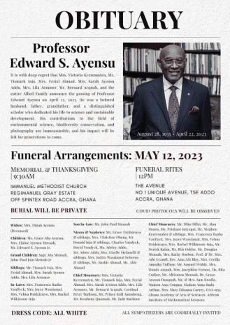 Professor Edward S. Ayensu | R.I.P Ghana