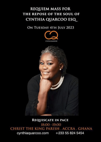 Cynthia Quarcoo Esq. | R.I.P Ghana