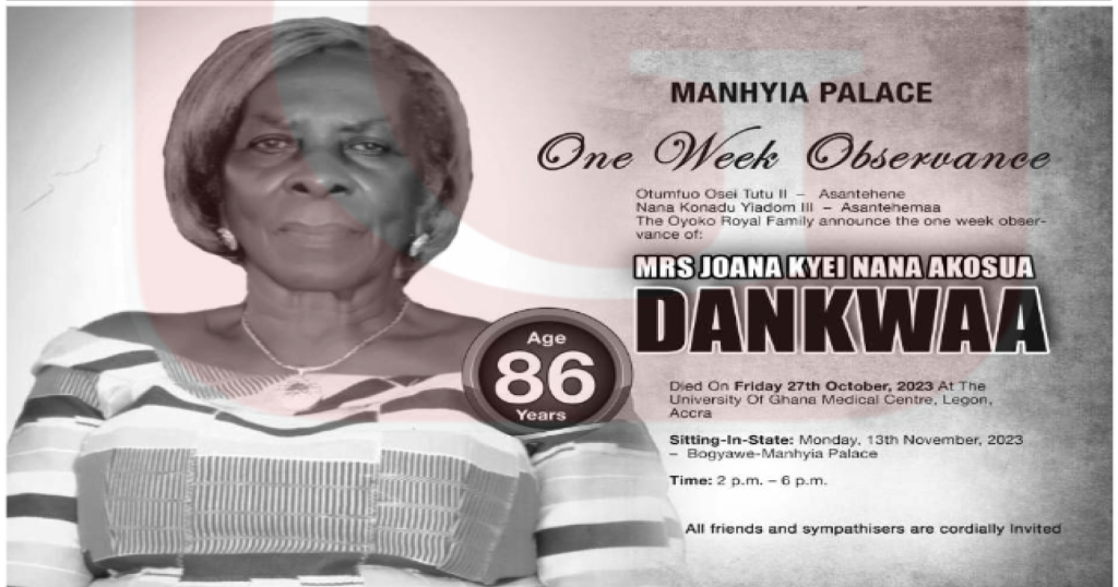 Announcements - R.I.P Ghana