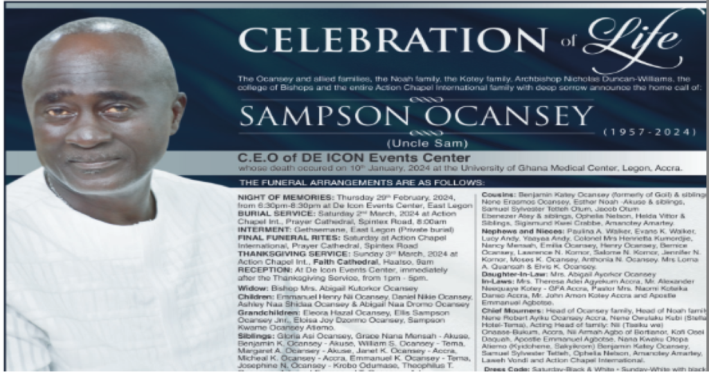 Sampson Ocansey | R.I.P Ghana