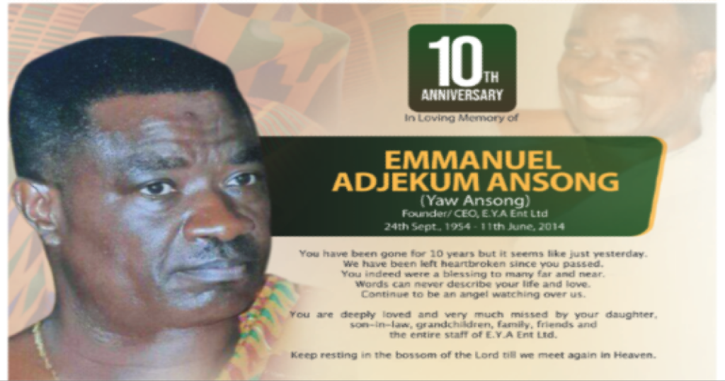 Emmanuel Adjekum Ansong | R.I.P Ghana
